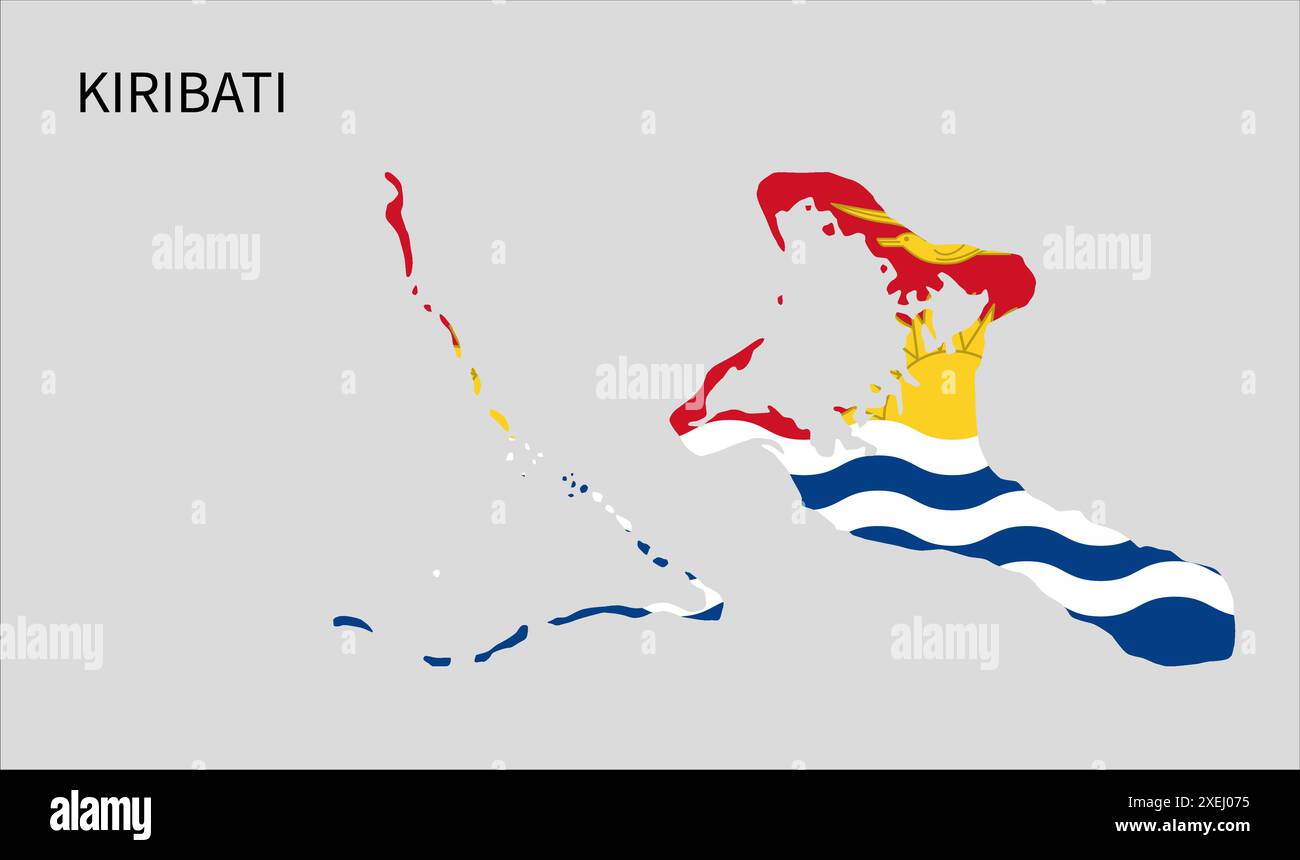 Kiribati map hi-res stock photography and images - Alamy