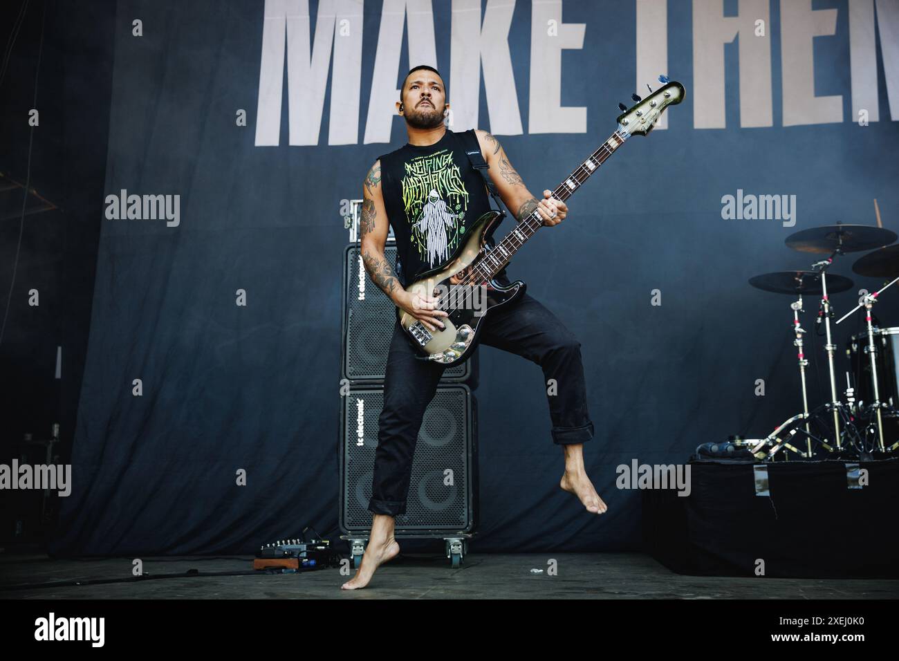 Copenhagen, Denmark. 21st, June 2024. The Australian metalcore band ...