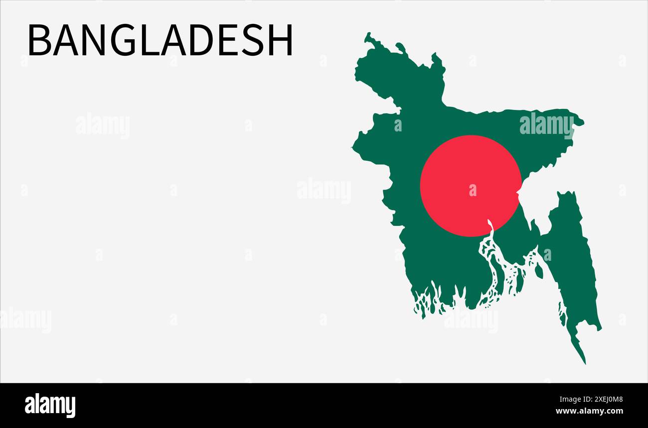 Bangladesh vector map hi-res stock photography and images - Alamy