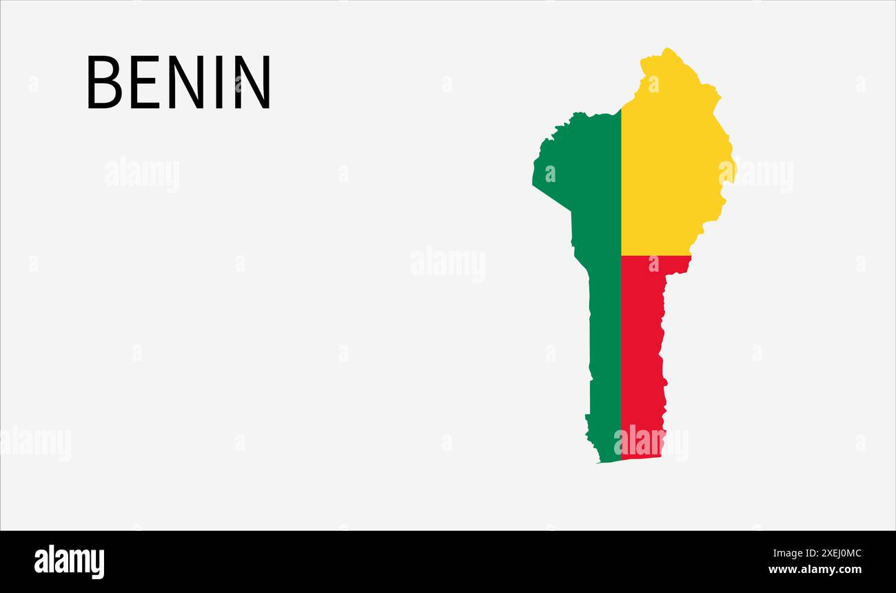 Country benin map Stock Vector Images - Alamy