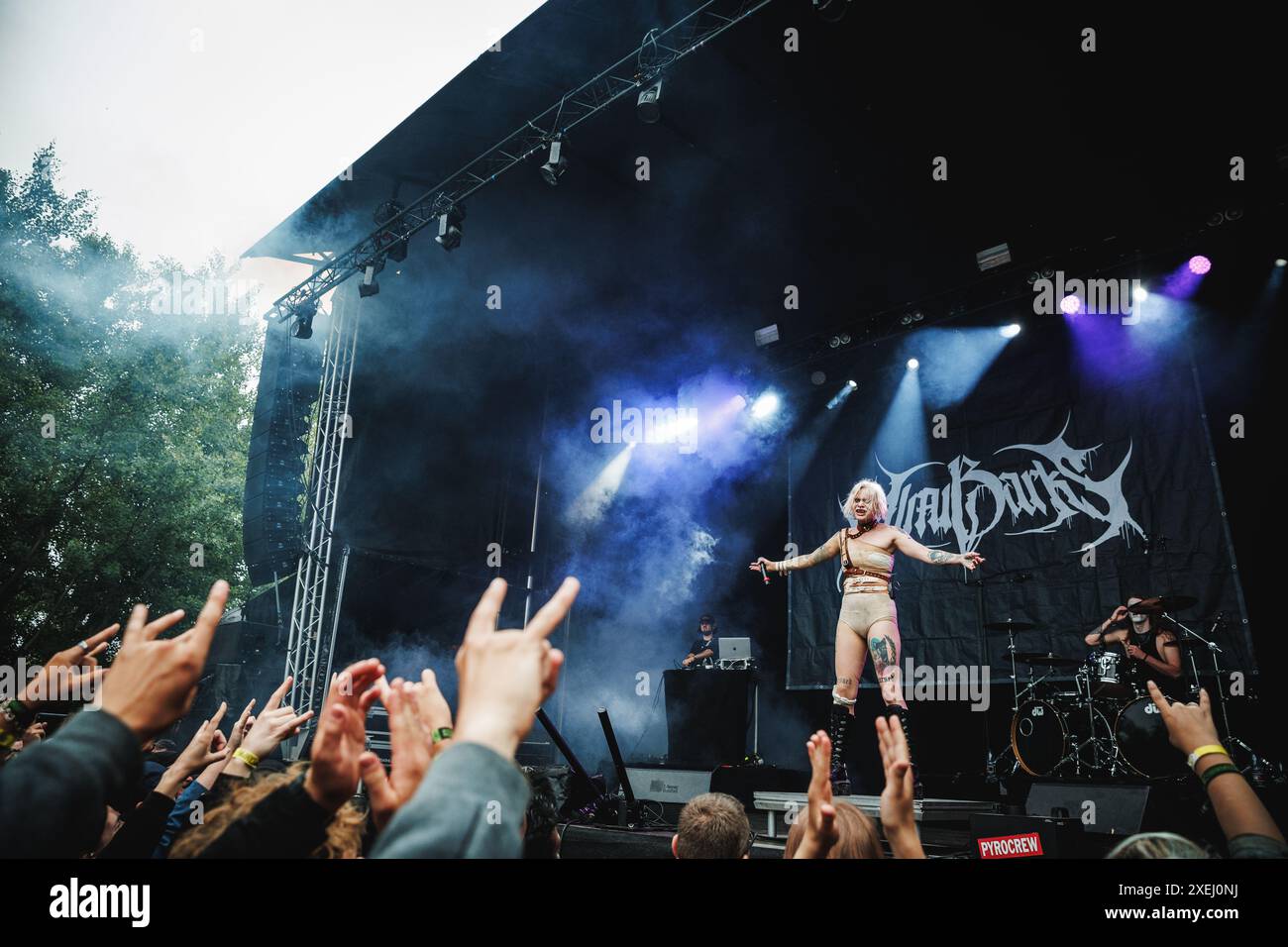 Copenhagen, Denmark. 22nd, June 2024. The German rapper Mimi Barks ...