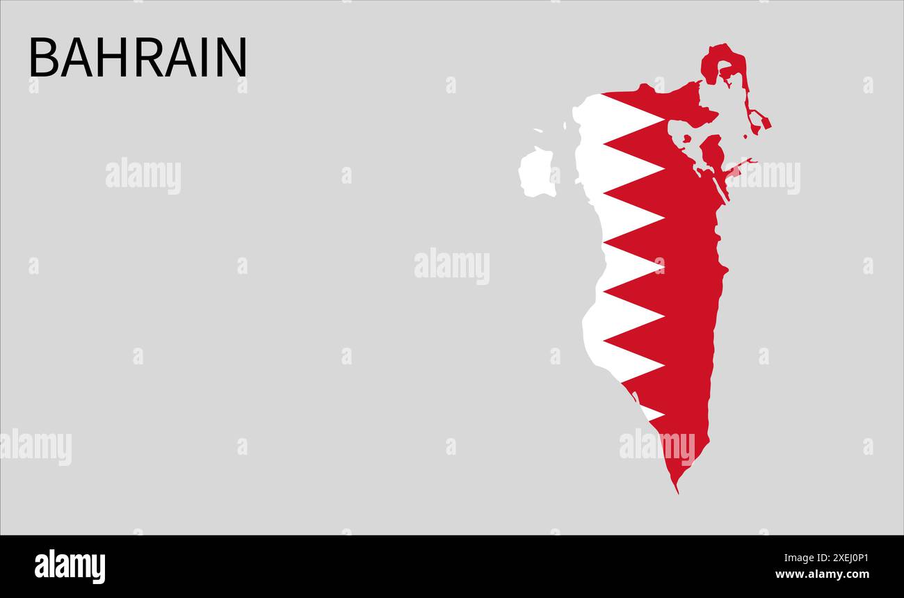 Editable bahrain flag vector hi-res stock photography and images - Alamy