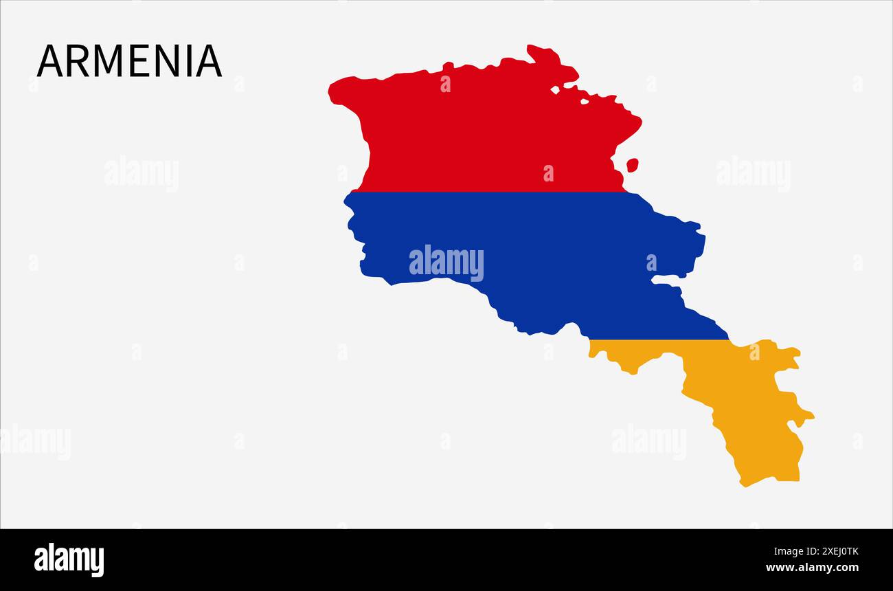 Armenia map vector hi-res stock photography and images - Alamy