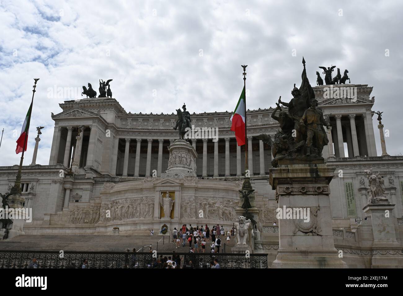Europe, Italy, Rome, Victor Emmanuel II Monument Stock Photo - Alamy