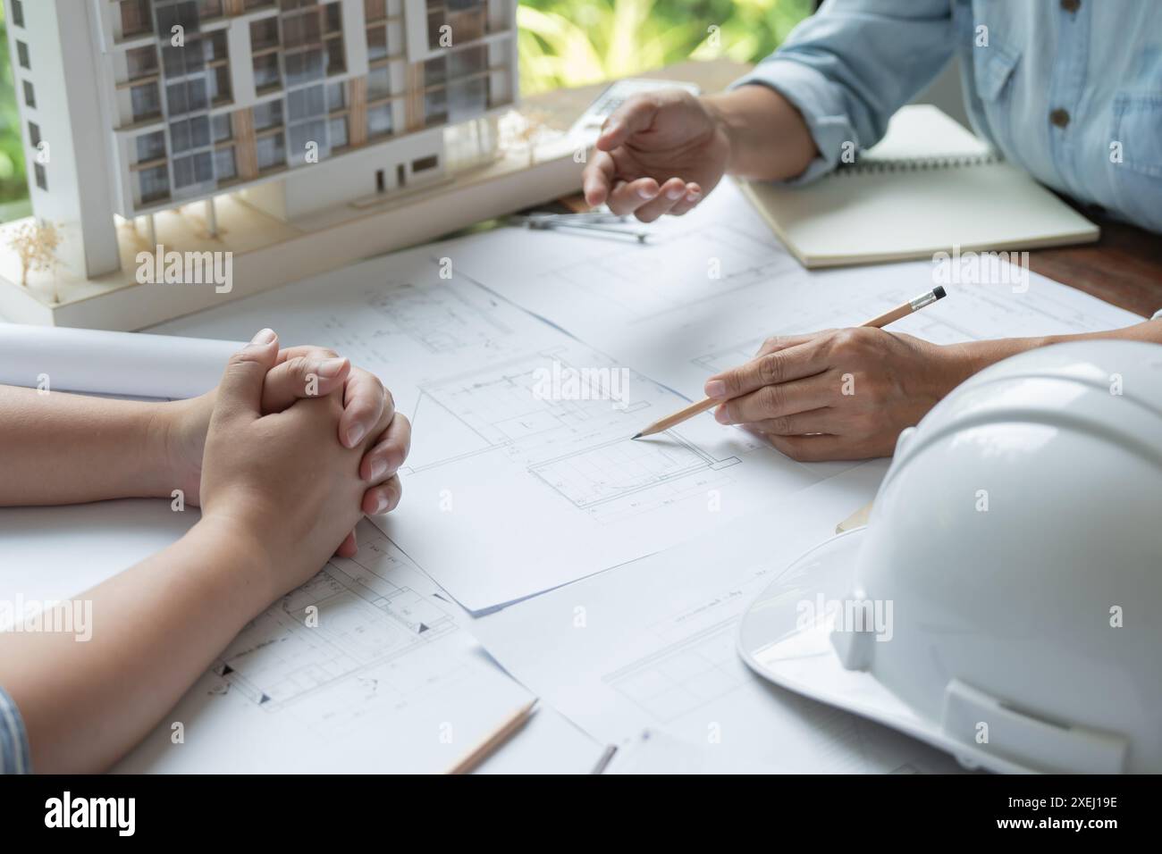 Architecture drawing on architectural Creative project business ...