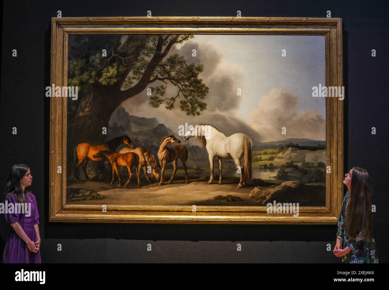 Christies London 28 June 2024 George Stubbs mares and Foals Est £ ...
