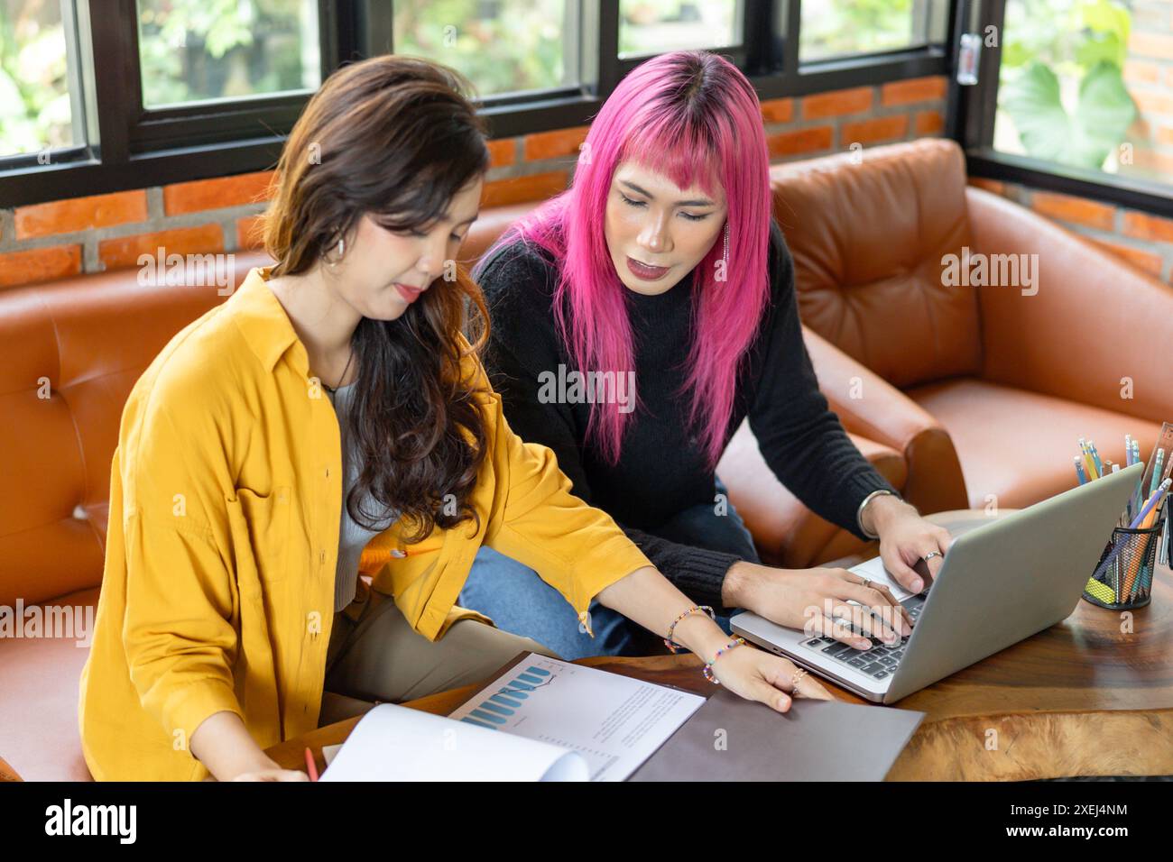 LGBTQ+ transgender man Beautiful Authentic SpecialistÂ with Pink Hair ...