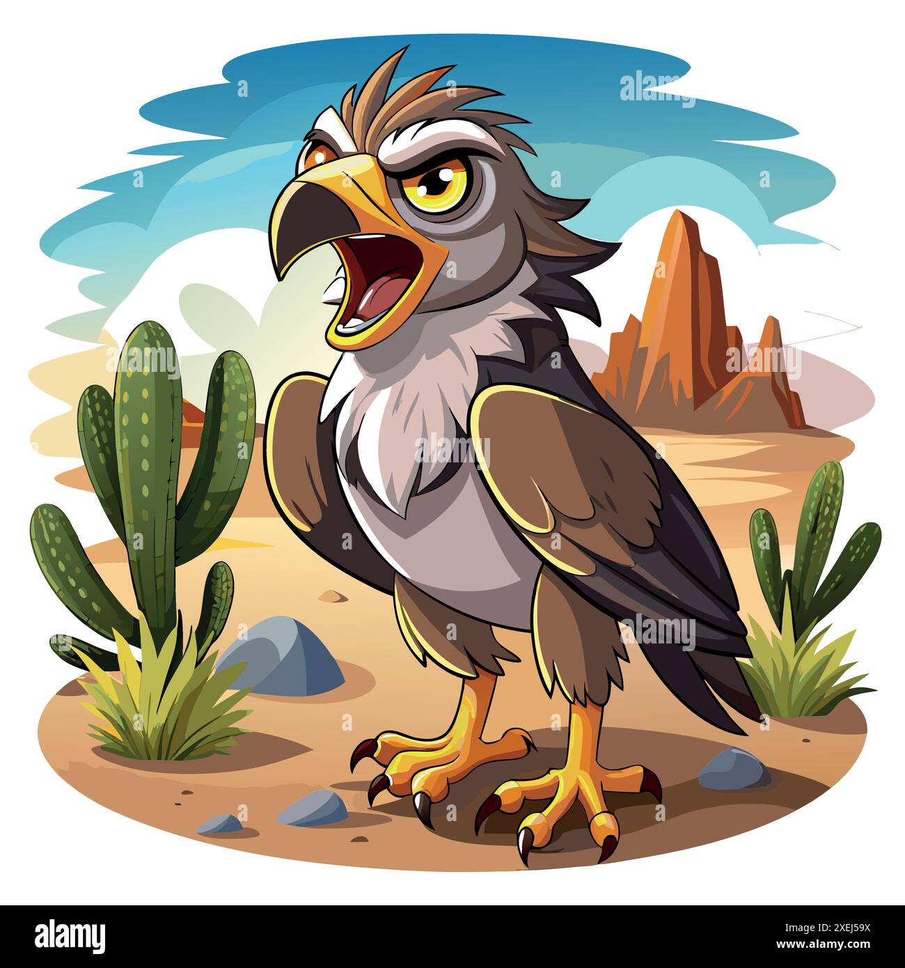 Buzzard silhouette Stock Vector Images - Alamy