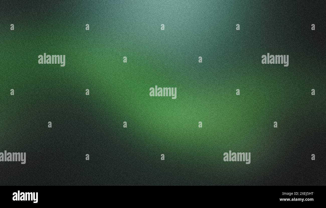 Smooth green gradient background with an abstract grainy texture Stock ...