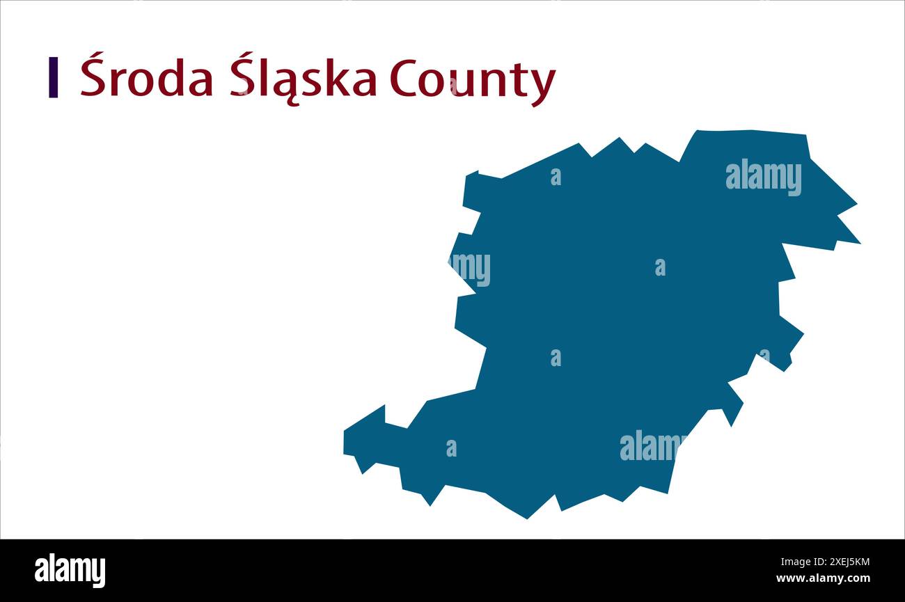 Sroda Slaska County Map, Region of Poland, district, states, Poland map ...