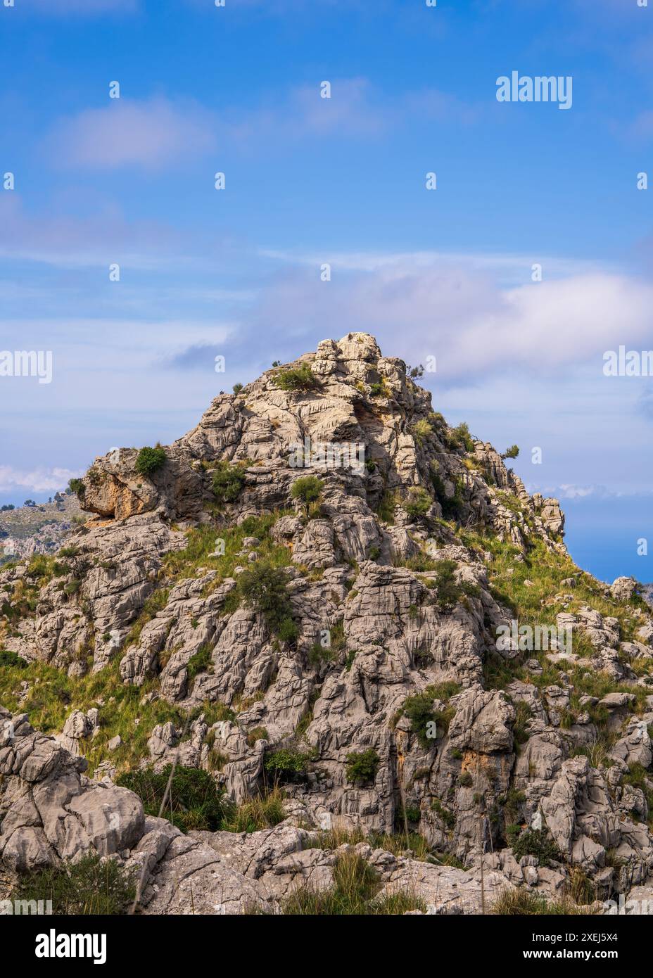 Amazing landscapes of Mallorca. Majestic mountains covered with ...