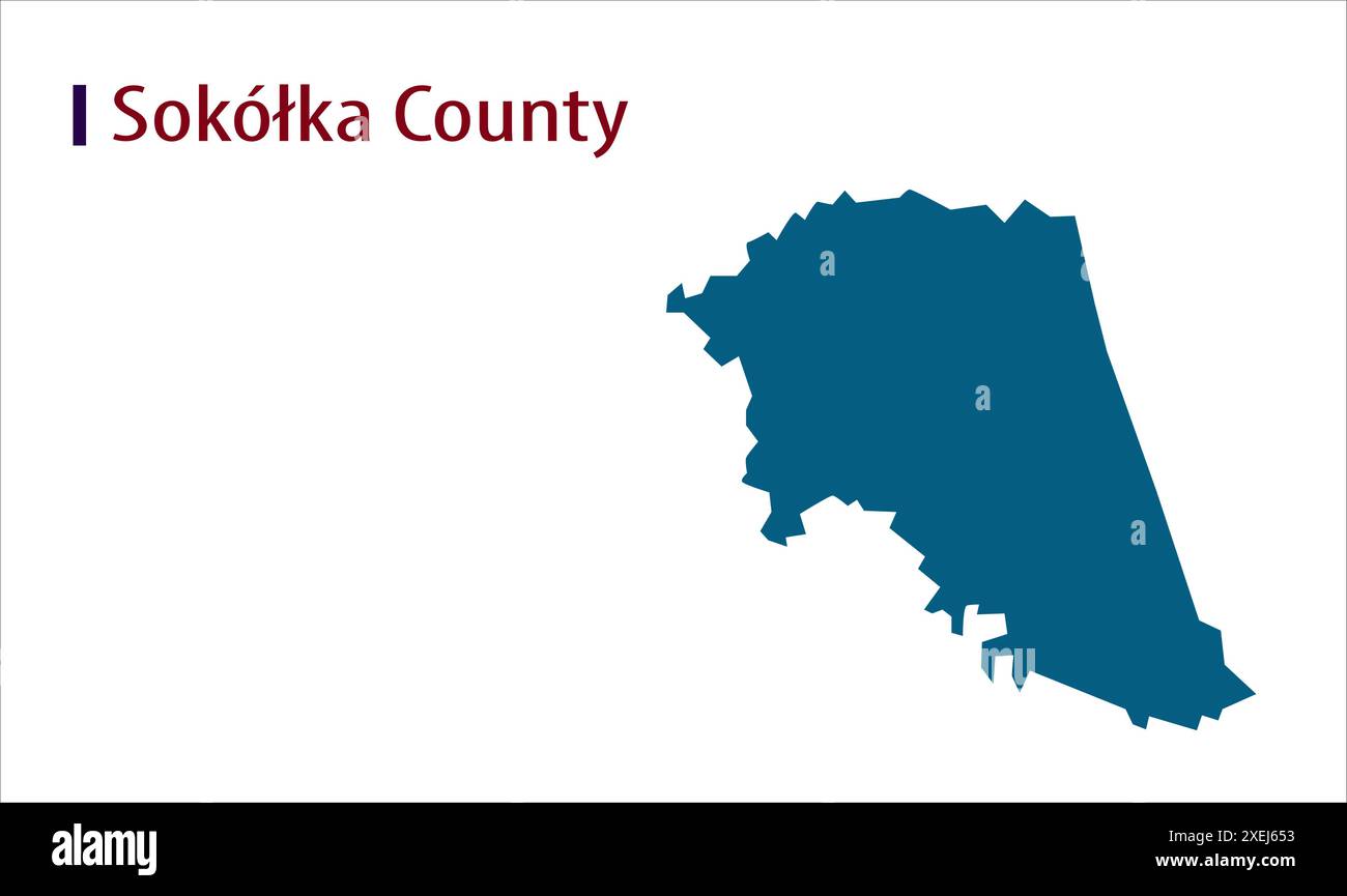 Sokolka County Map, Region of Poland, district, states, Poland map ...