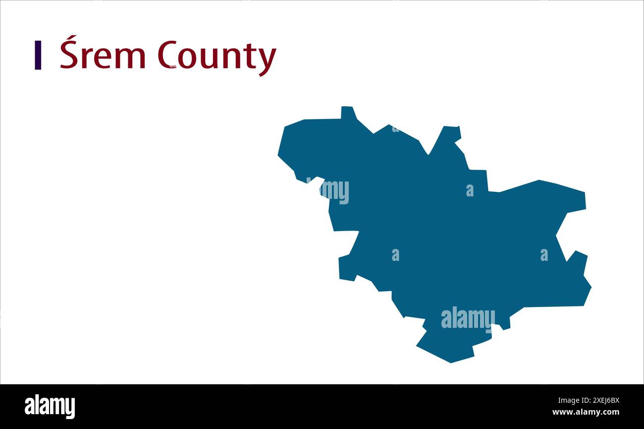 Srem County Map, Region of Poland, district, states, Poland map ...