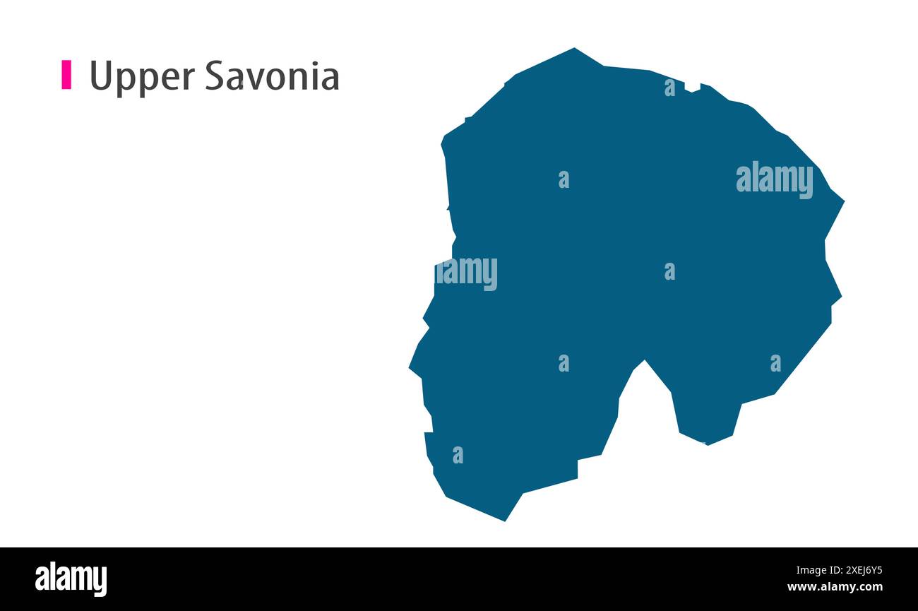 Map of Upper Savonia, Region of Poland, district, states, Poland map ...