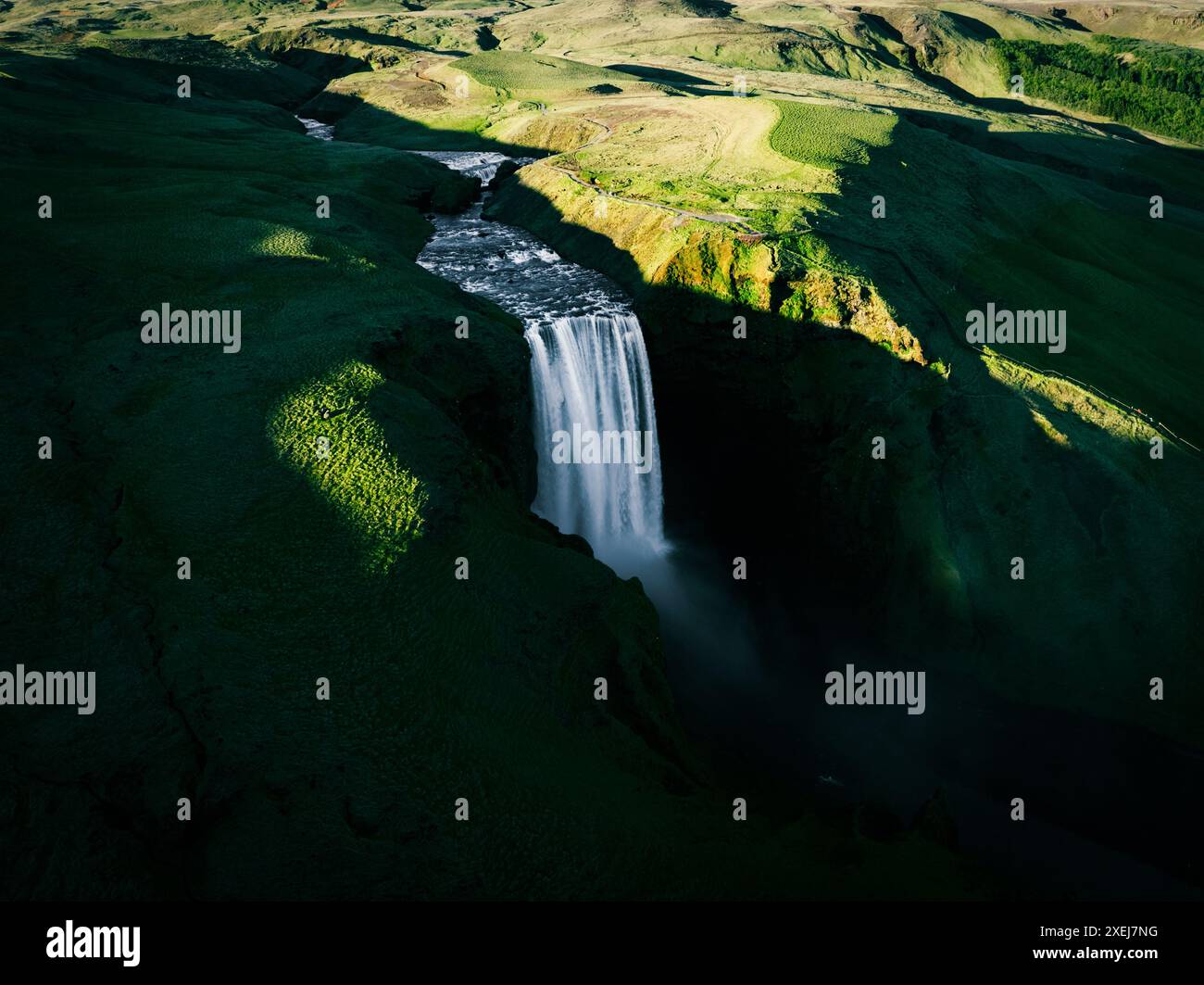 Drone aerial view biggest waterfall hi-res stock photography and images ...