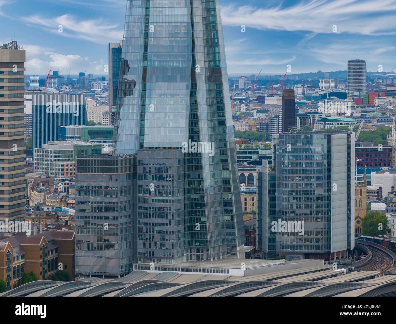 Close up view of the shard architecture hi-res stock photography and ...