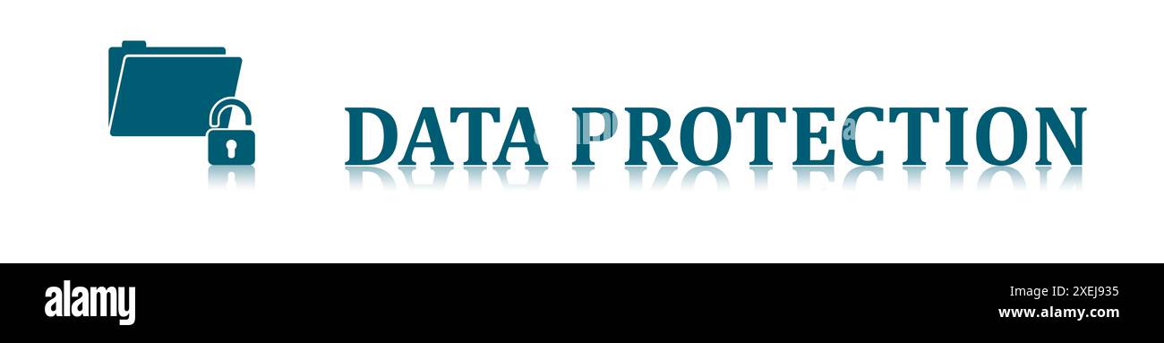 Illustration of a data protection concept Stock Photo - Alamy