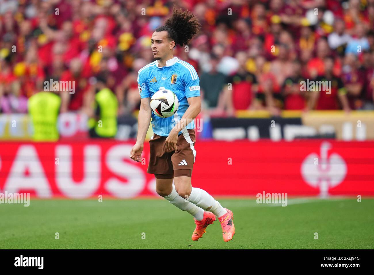 Stuttgart, Germany. 26th June, 2024. Arthur Theate of Belgium during ...