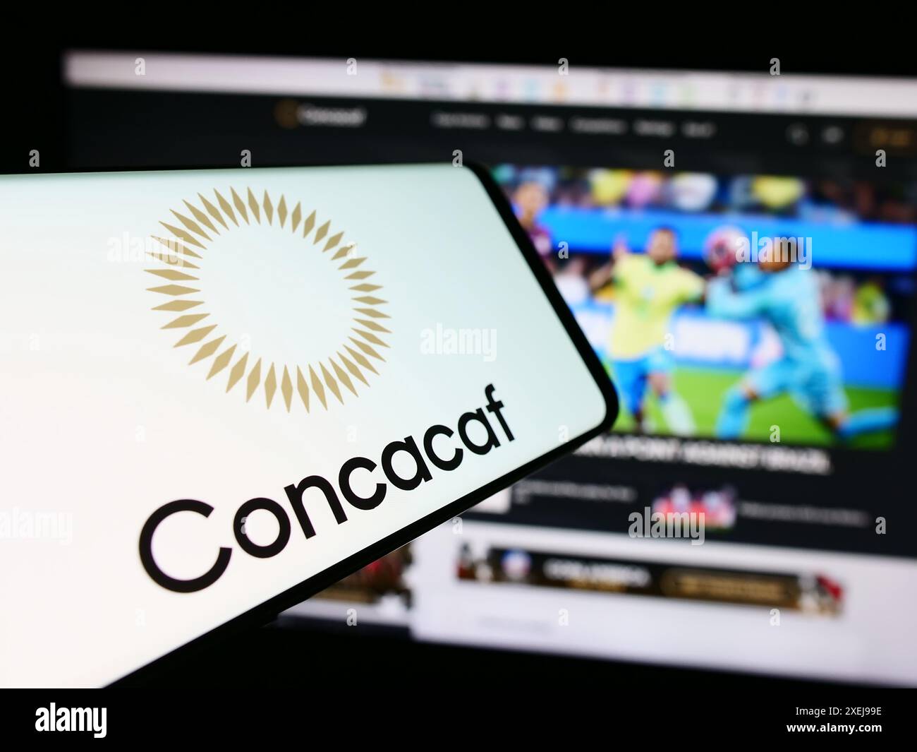 Concacaf nations league logo hi-res stock photography and images - Alamy