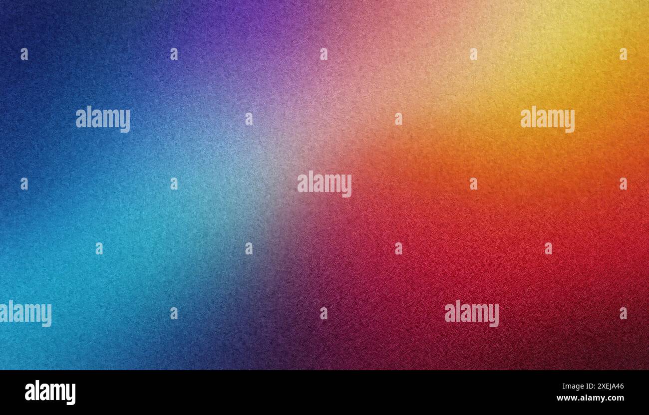 Textured, grainy surface effect on a vibrant gradient background Stock ...
