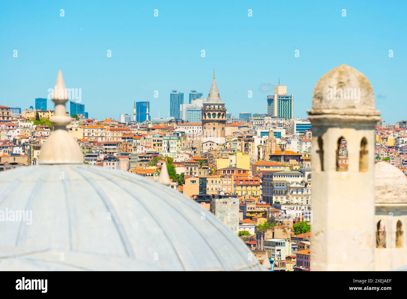 Galata tower building in istanbul hi-res stock photography and images ...