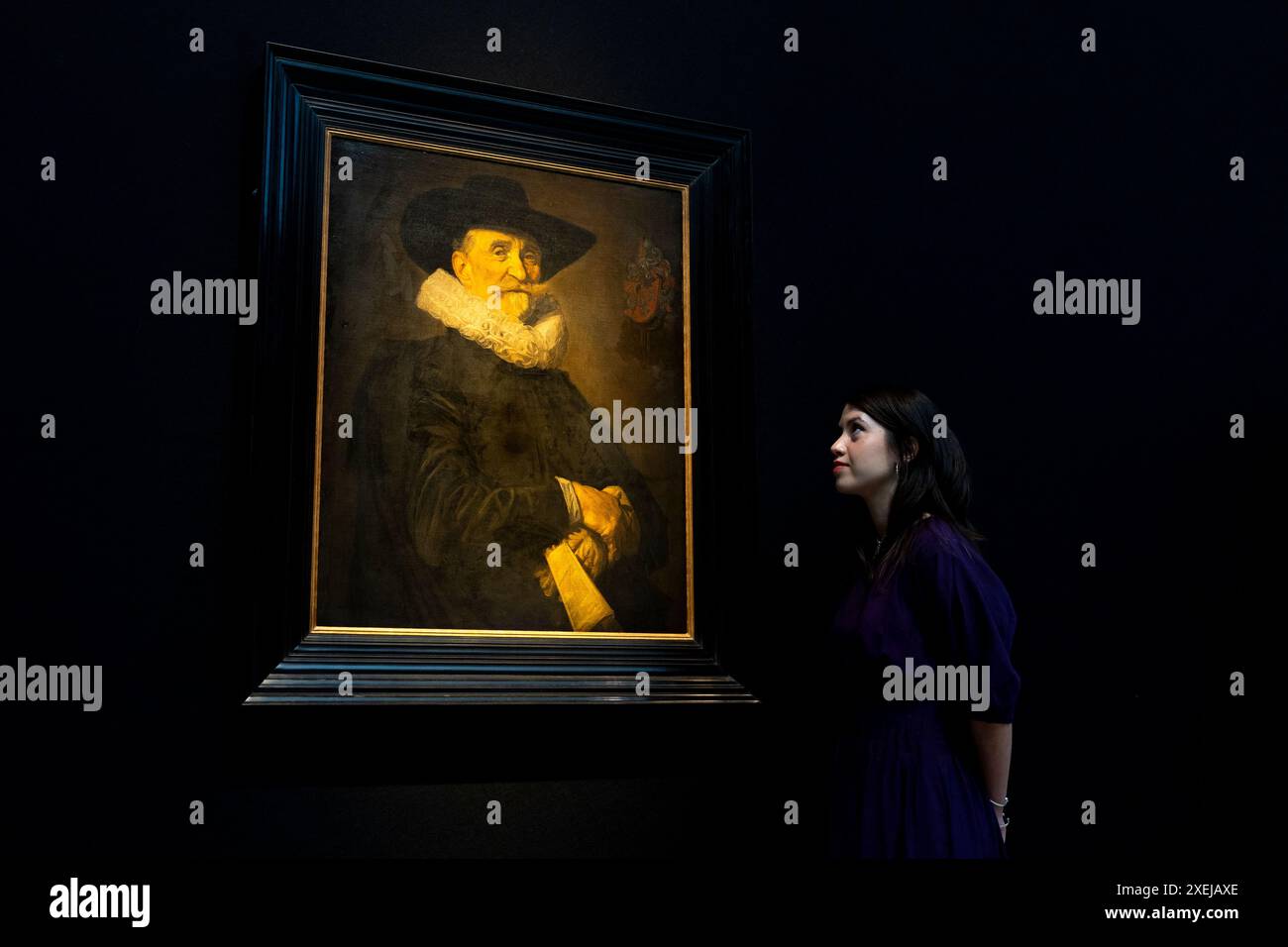 Portrait of a gentleman of the de Wolff family by Frans Hals on display ...