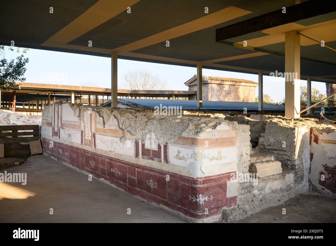 Rome. Italy. Villa di Livia at Prima Porta. Remains of the Villa of ...