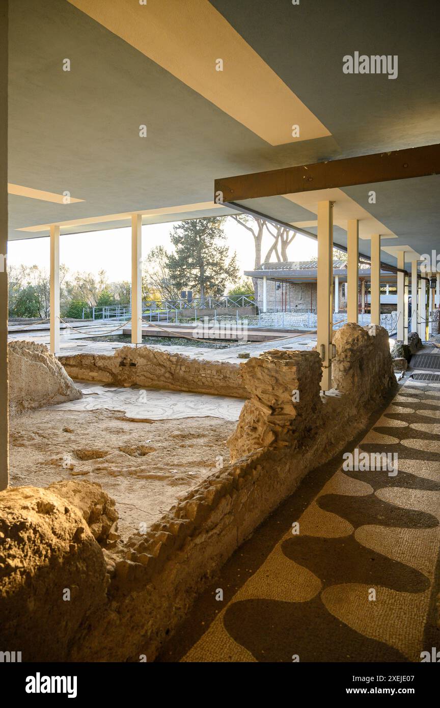 Rome. Italy. Villa di Livia at Prima Porta. Remains of the Villa of ...