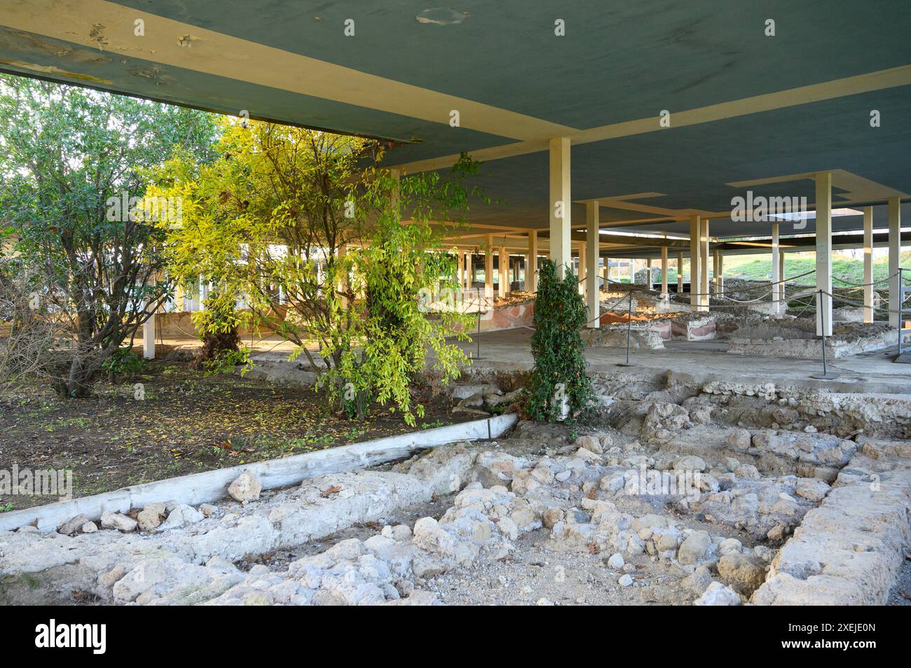 Rome. Italy. Villa di Livia at Prima Porta. Remains of the Villa of ...