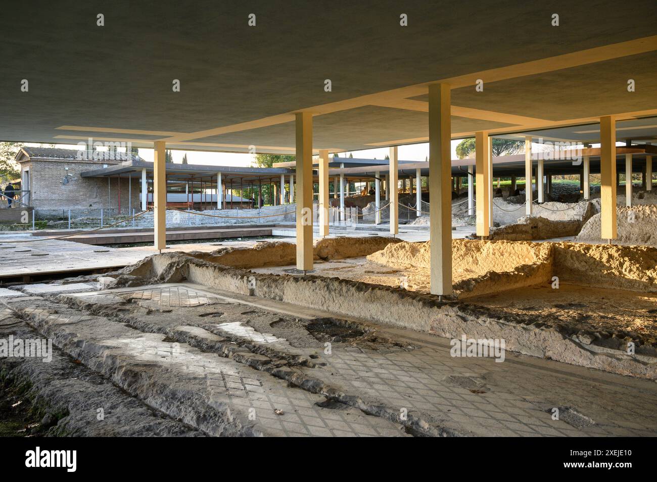 Rome. Italy. Villa di Livia at Prima Porta. Remains of the Villa of ...