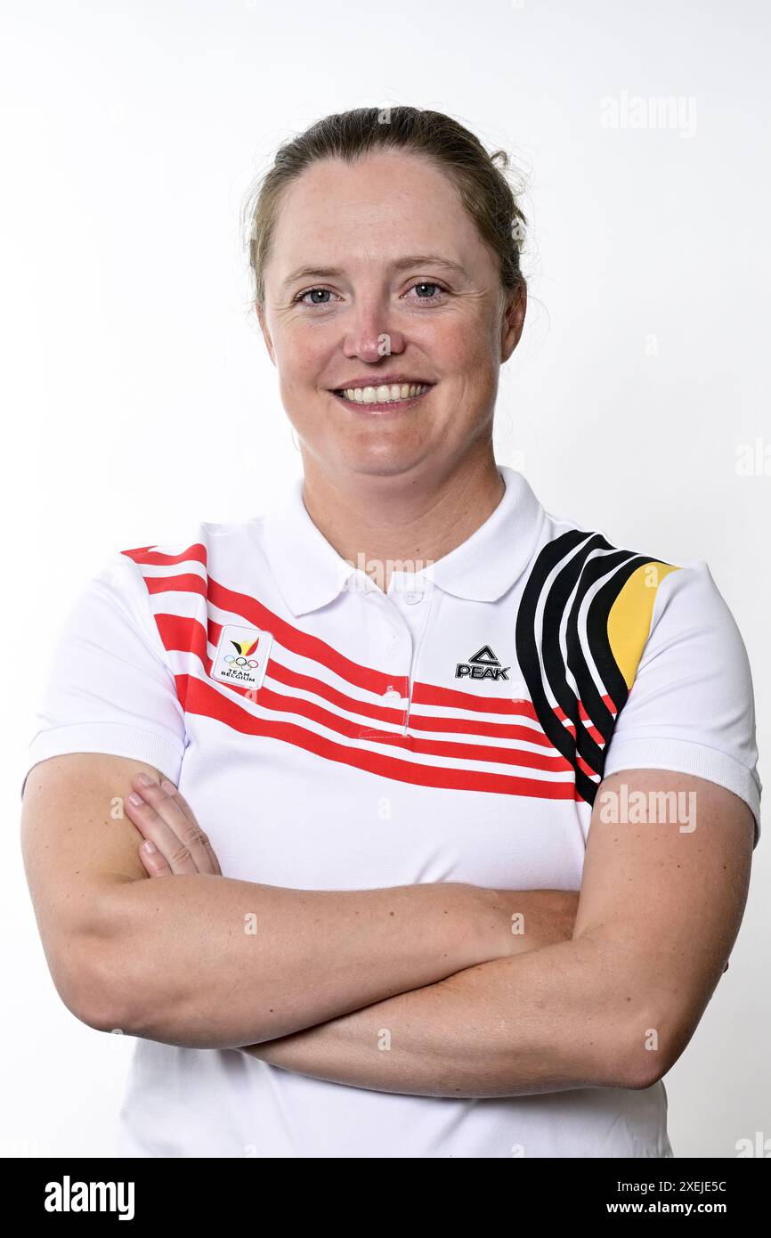 Brussels, Belgium. 28th June, 2024. Manon De Roey pictured during a ...