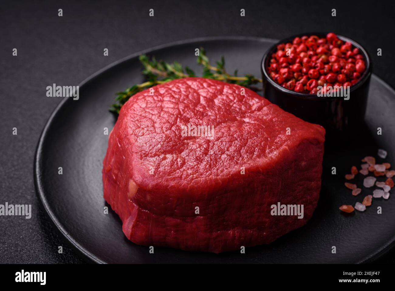 Raw filet mignon hi-res stock photography and images - Alamy