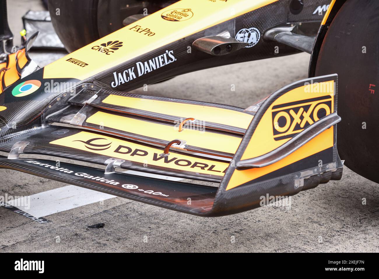 Spielberg, Autriche. 28th June, 2024. McLaren F1 Team MCL38, mechanical ...