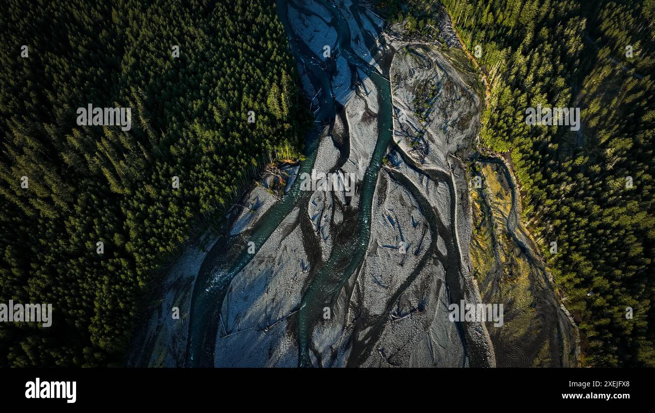 Cowlitz River In Washington PNW Stock Photo - Alamy