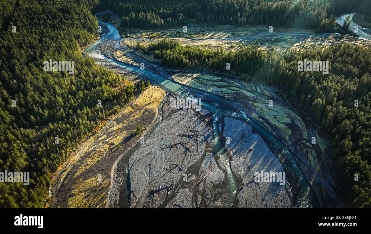 Cowlitz River In Washington PNW Stock Photo - Alamy