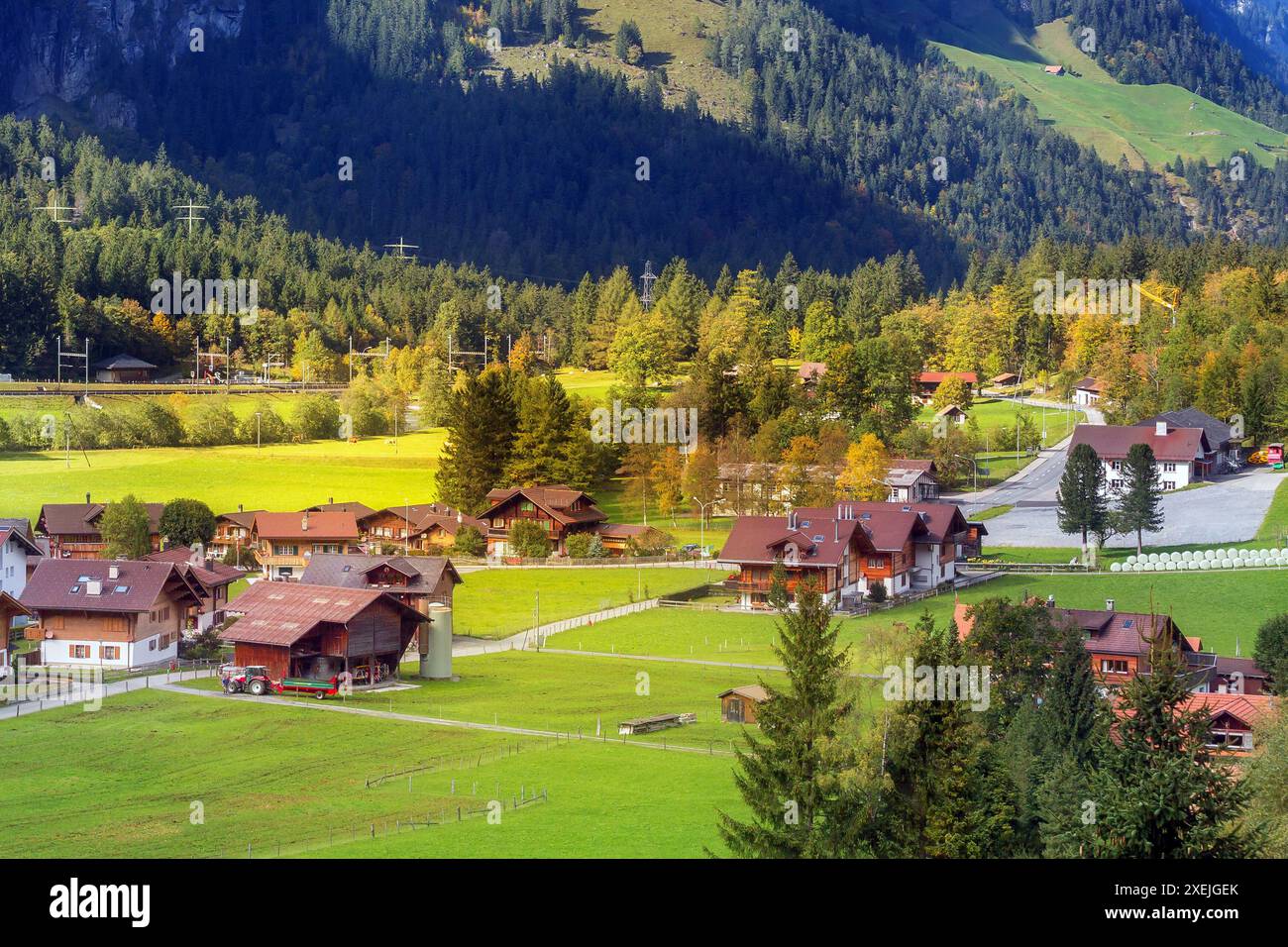 Kandersteg swiss switzerland town hi-res stock photography and images ...