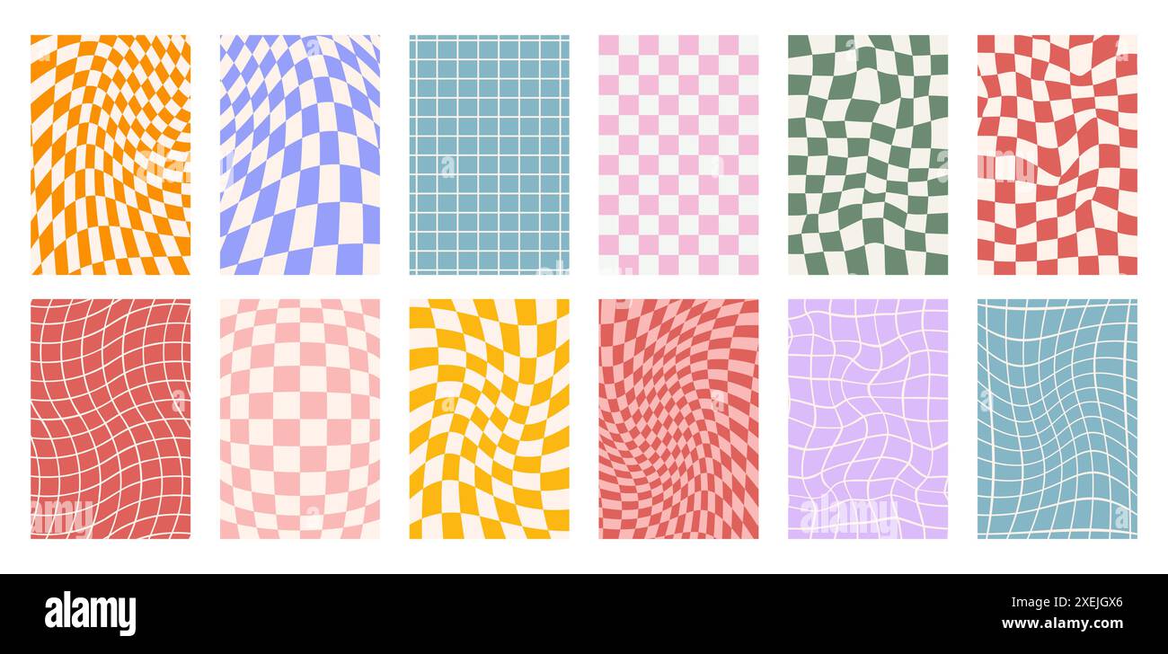 Checkerboard optical illusion Cut Out Stock Images & Pictures - Alamy