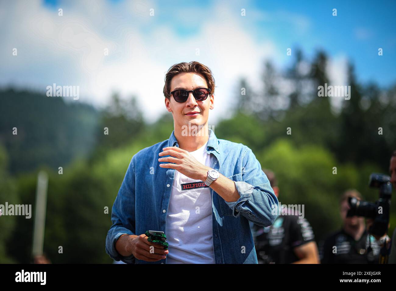 Austria, 28/06/2024, 63 George Russell, (GRB) AMG Mercedes Ineos during ...