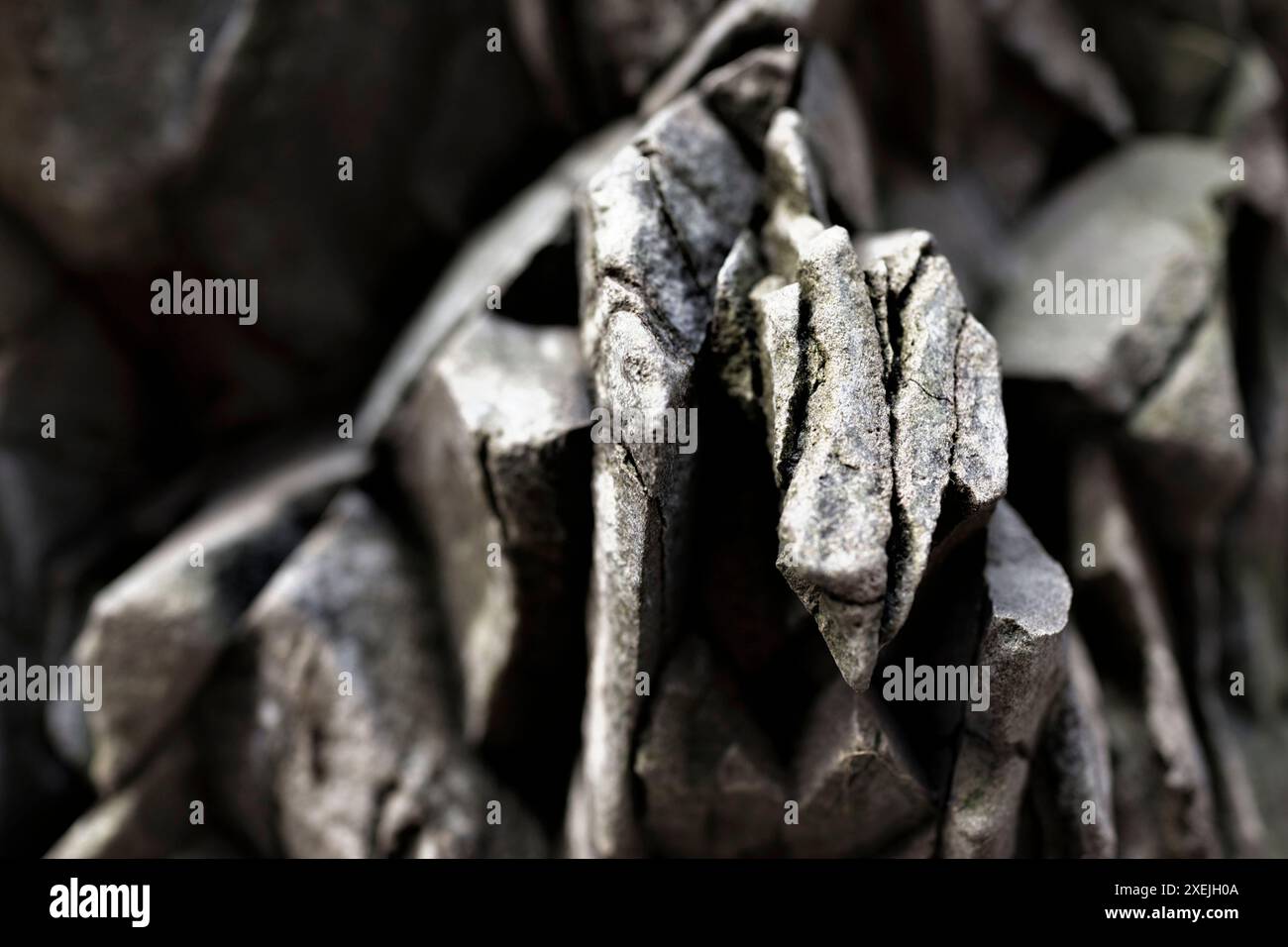 Volcanic rock formations on the beach in Iceland Stock Photo - Alamy