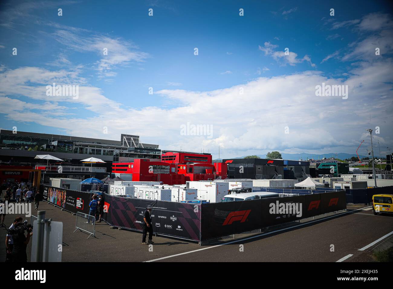 Austria, 28/06/2024, General Paddock view during the Austrian GP, Spielberg 27-30 June 2024 ...