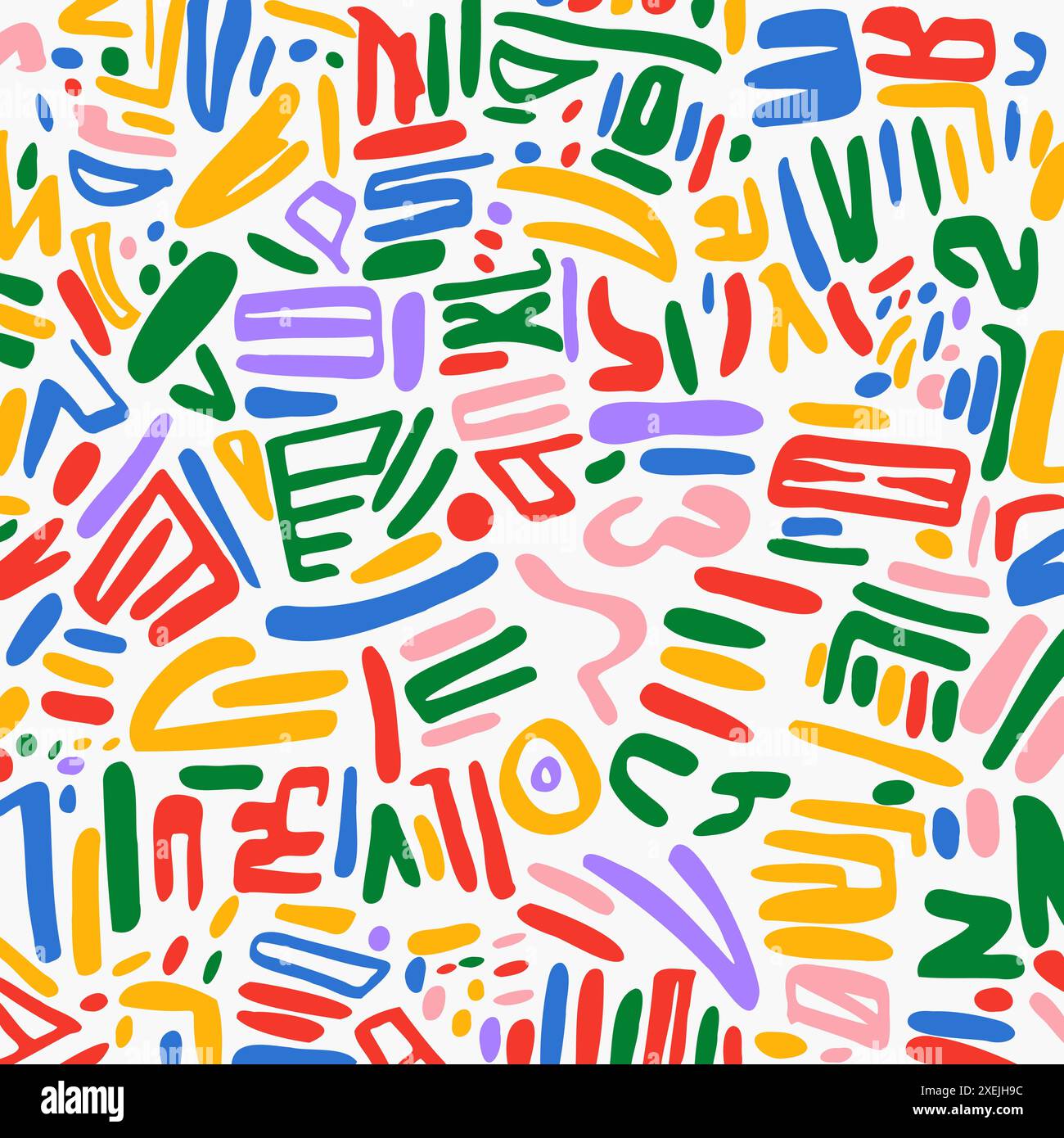Hand drawn colourful hi-res stock photography and images - Alamy
