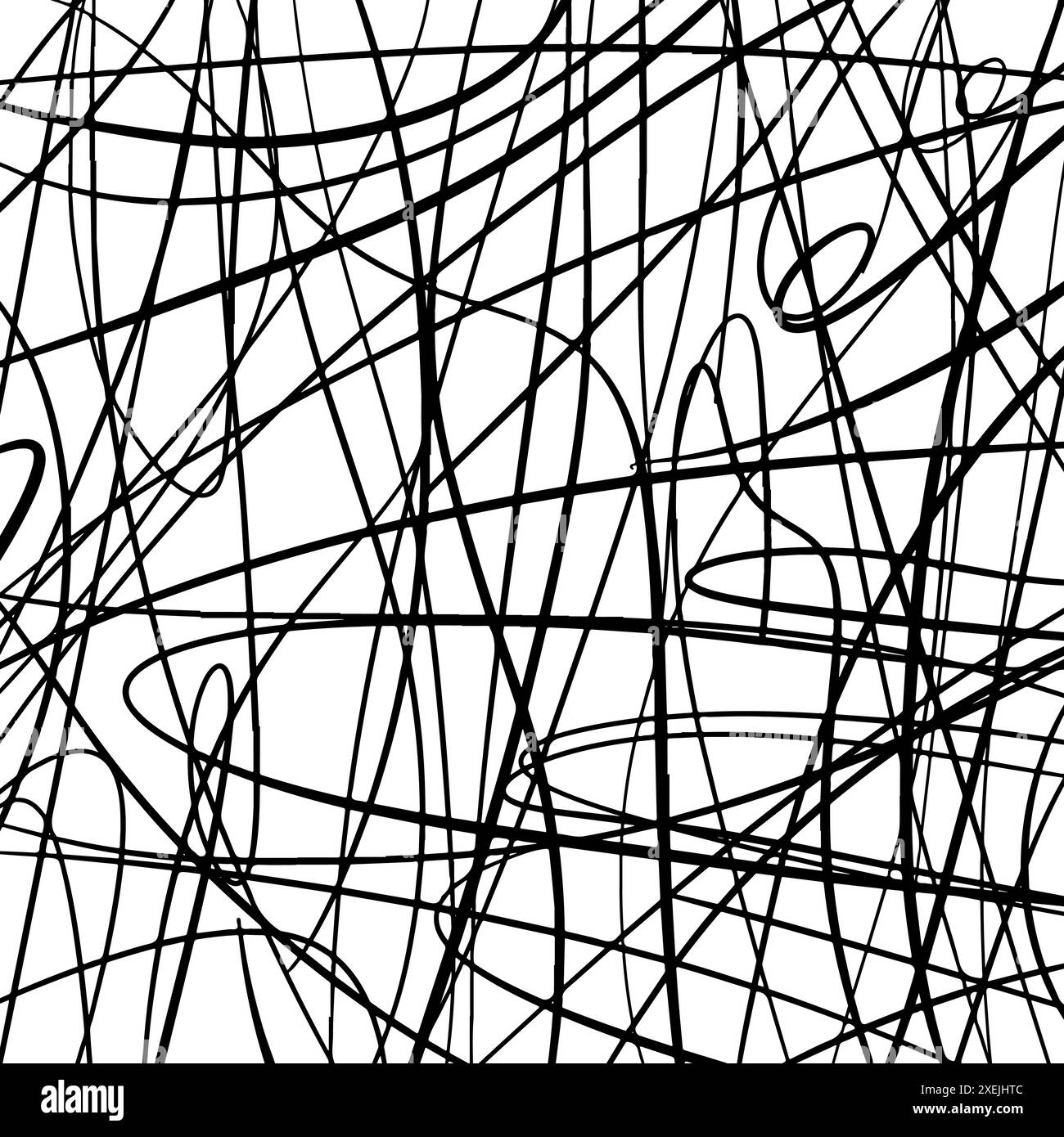 Hand drawn abstract scribbled lines background design Stock Vector ...