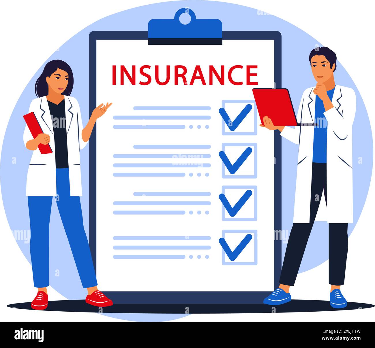 Health information flat illustration Cut Out Stock Images & Pictures ...