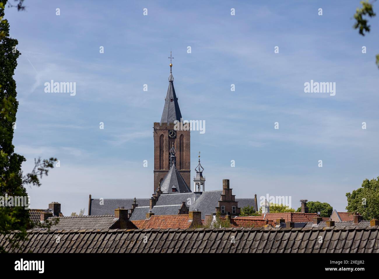 Stronghold historic waterlinie defense structure of Dutch town Naarden ...