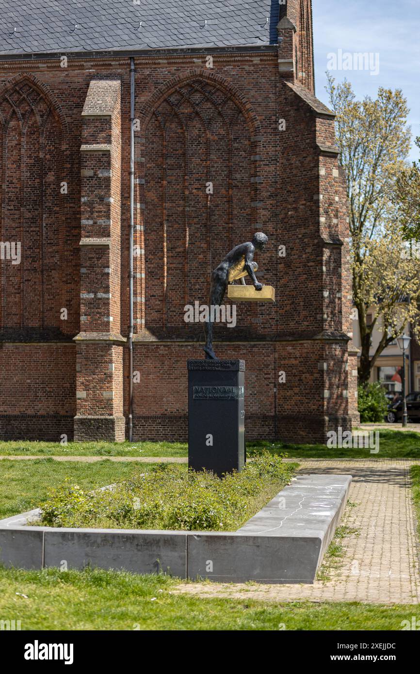 Stronghold historic waterlinie defense structure of Dutch town Naarden ...