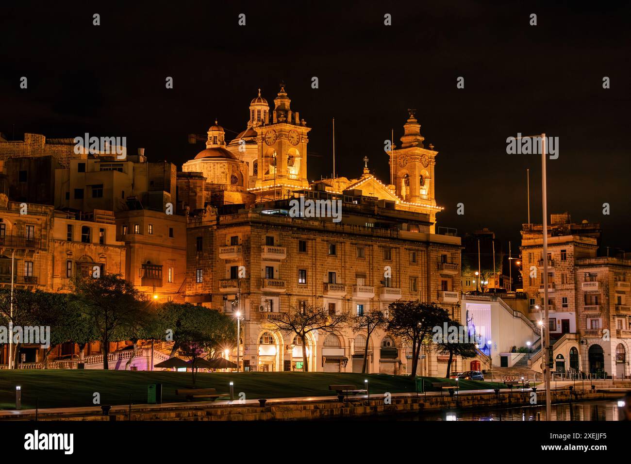 Our Lady of the Immaculate Conception Church. Bormla, Malta Stock Photo ...