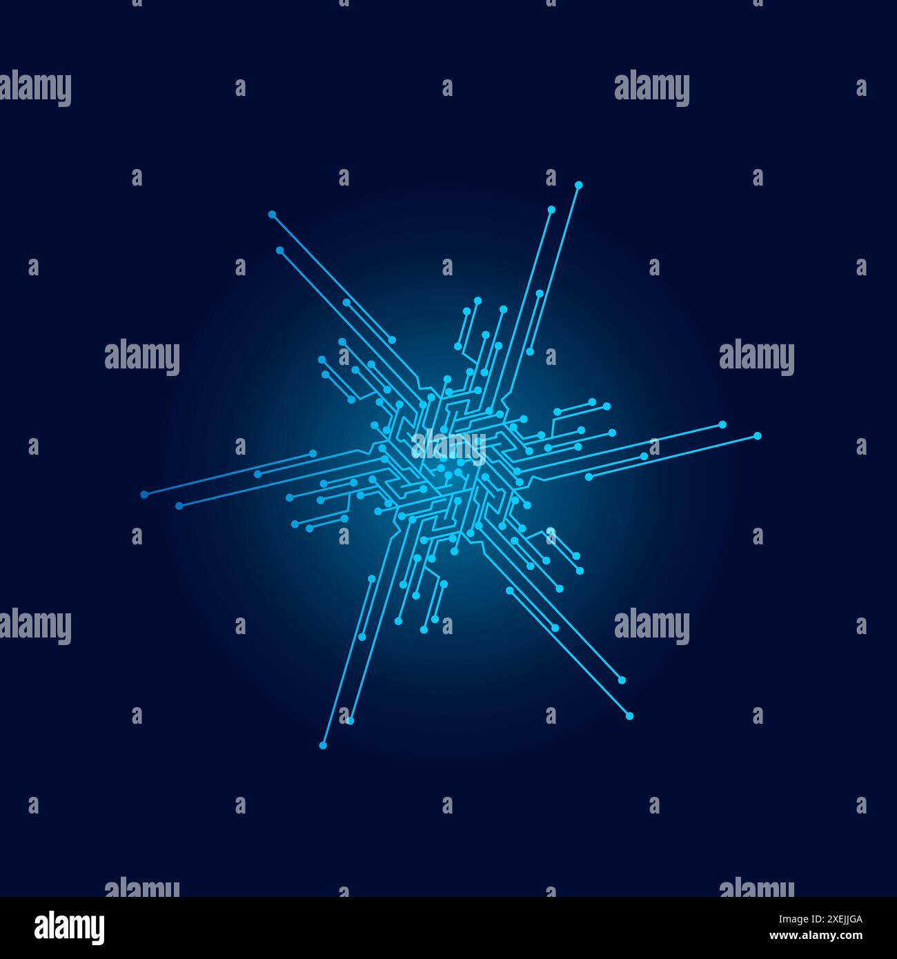 Digital snowfall Stock Vector Images - Alamy