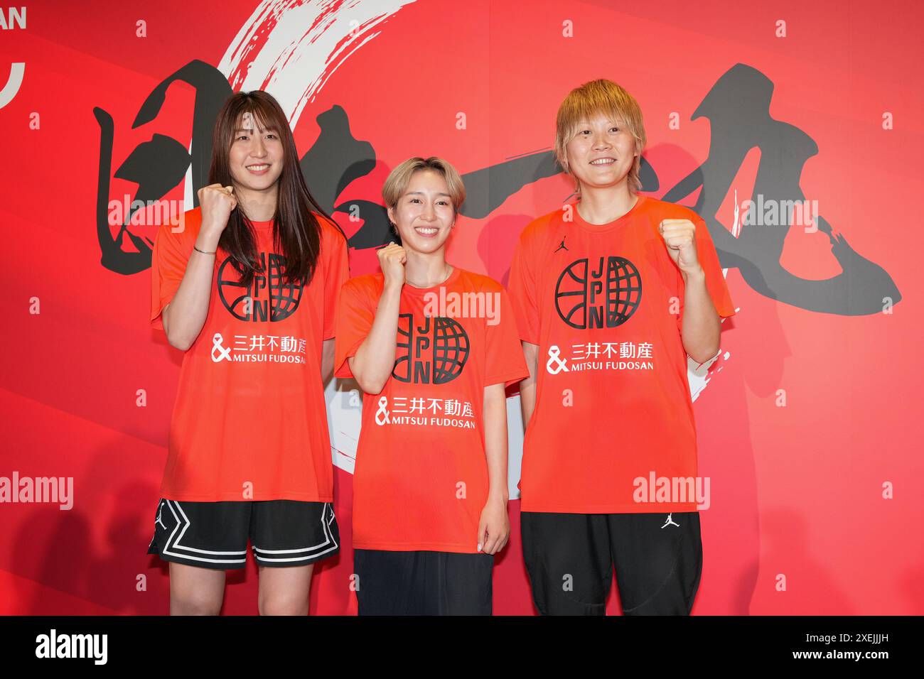 Tokyo, Japan. 28th June, 2024. (L-R) Yuki Miyazawa, Saori Miyazaki ...