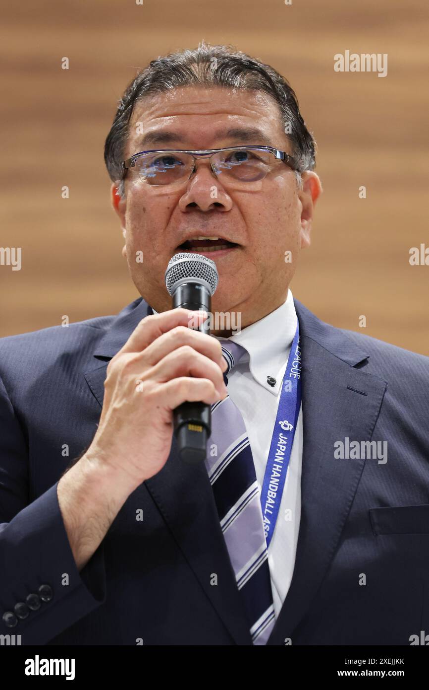 Tokyo, Japan. 27th June, 2024. Yoshihiro Nikawadori Handball : Japan ...