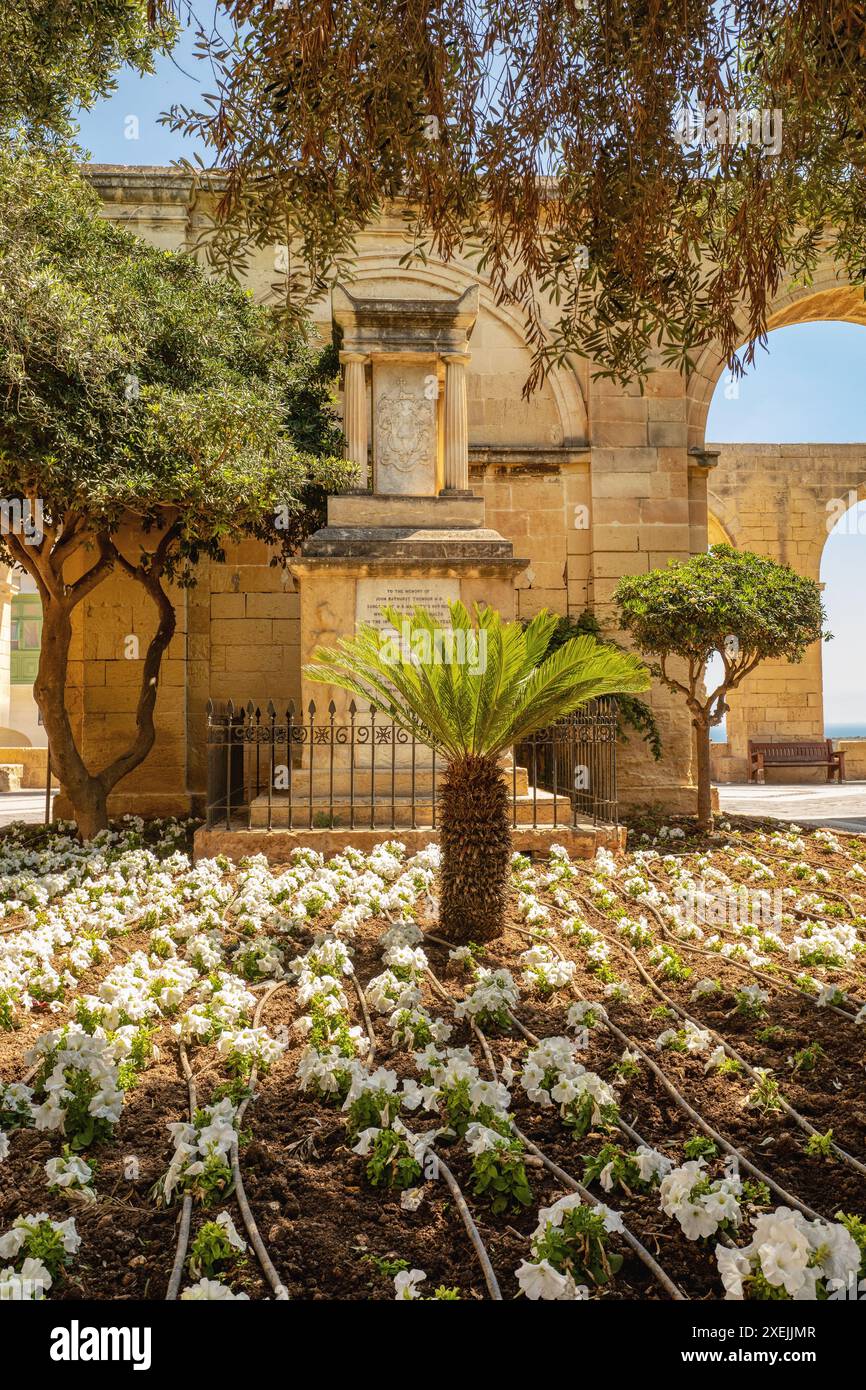 Upper Barrakka Gardens, Valletta, Malta Stock Photo - Alamy